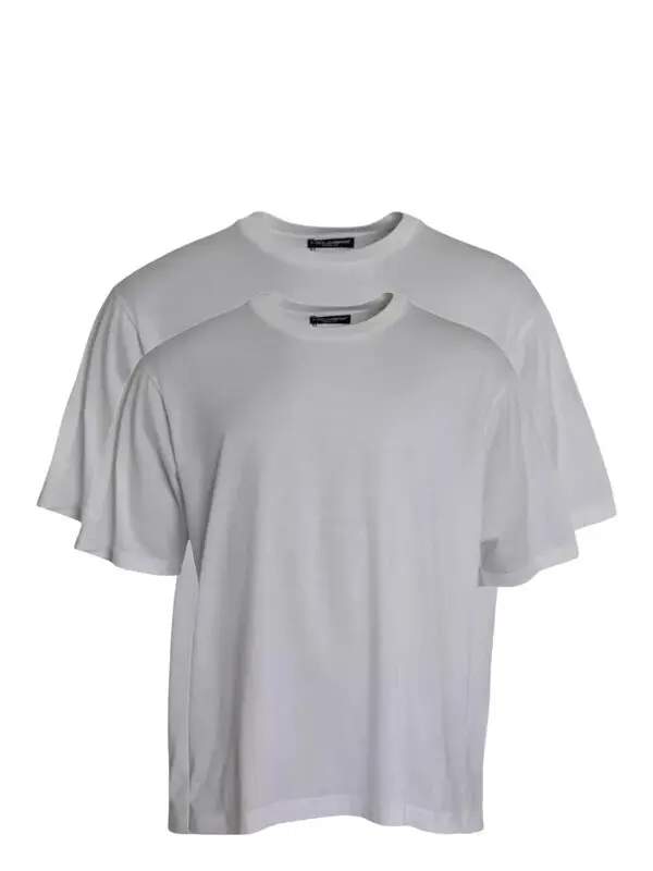 Dolce & Gabbana Short-sleeve Crew-neck T-shirt - White