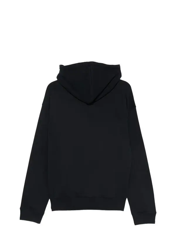 Moschino Print Goose Motif Hoodie - Blue