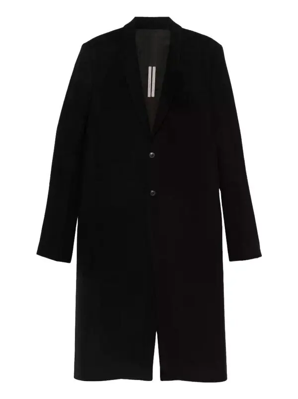 Rick Owens Concordian Tailored Coat - Black