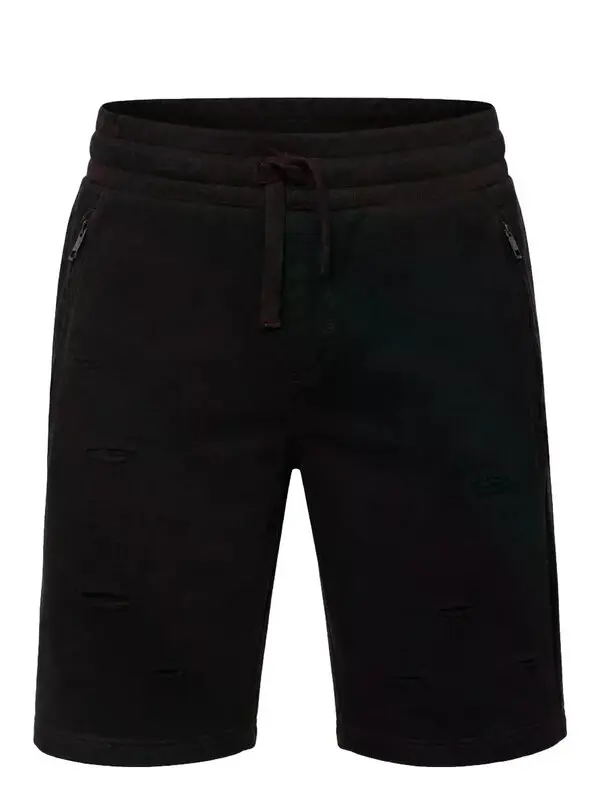 Dolce & Gabbana Distressed Drawstring Shorts - Brown