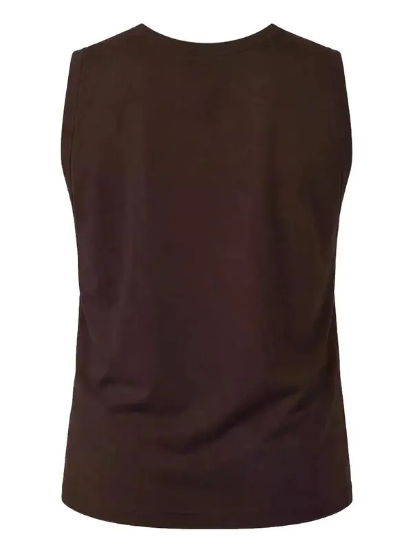 Dolce & Gabbana Sleeveless Round-neck Tank Top - Brown