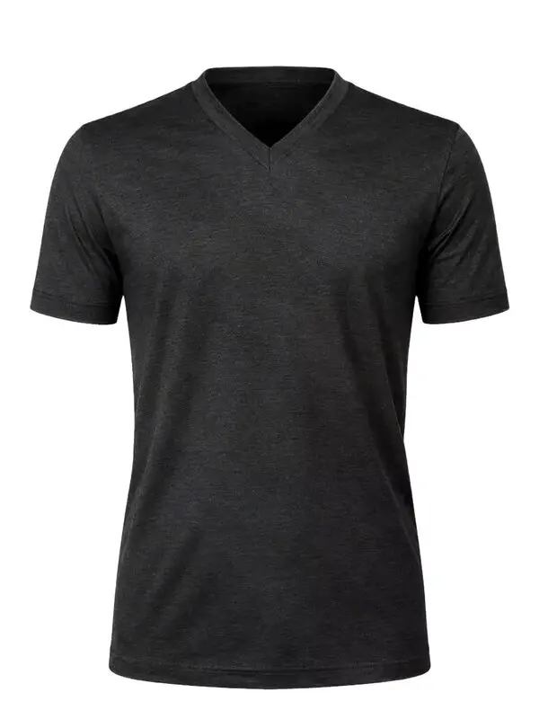 Dolce & Gabbana Marl V-neck T-shirt - Grey
