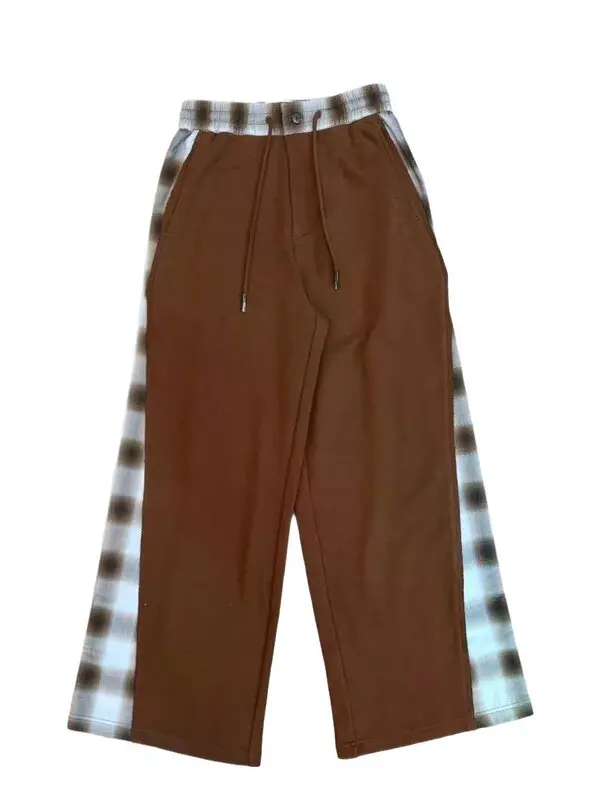 FENG CHEN WANG Elastic-waistband Trousers - Brown