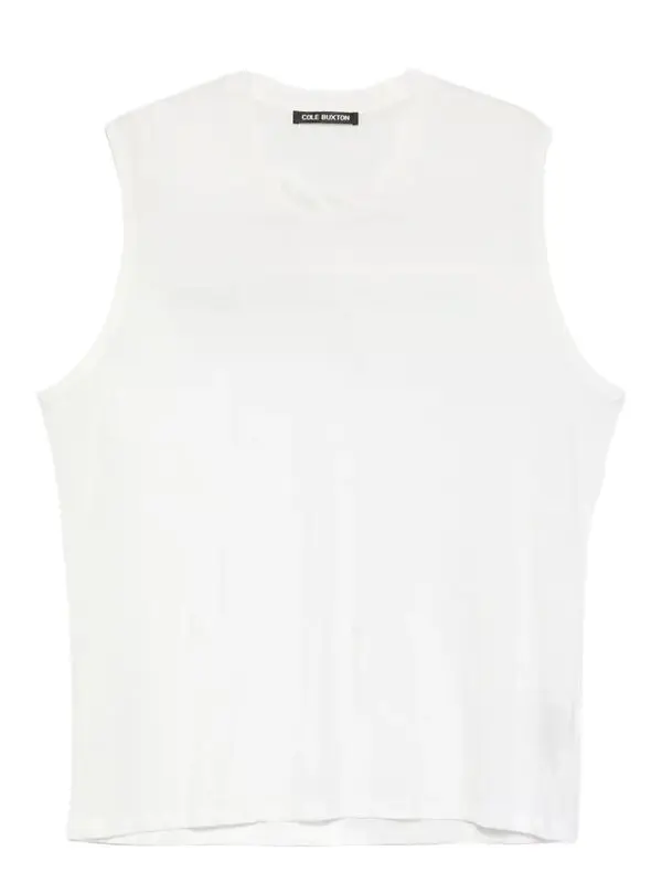 COLE BUXTON Logo-print Tank Top - White