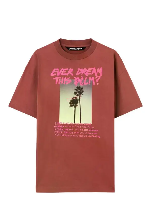 Palm Angels Palm Dream Cotton T-shirt - Red