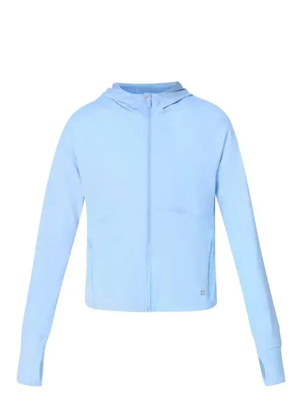 Sweaty Betty Zip-up Hooded Lightweight Jacket - Blue