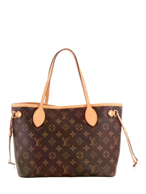 LOUIS VUITTON Monogram Canvas Pm Tote Bag - Brown