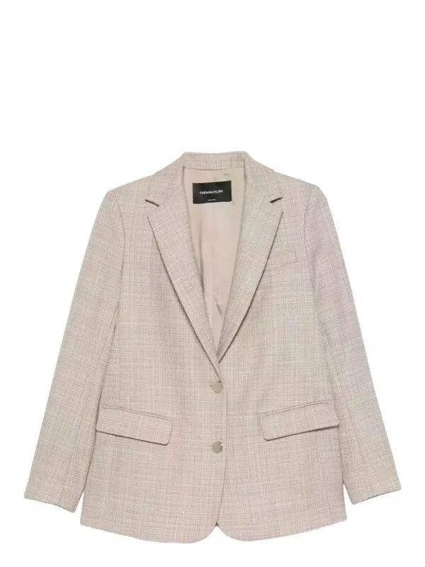 Fabiana Filippi Single-breasted Blazer - Neutrals