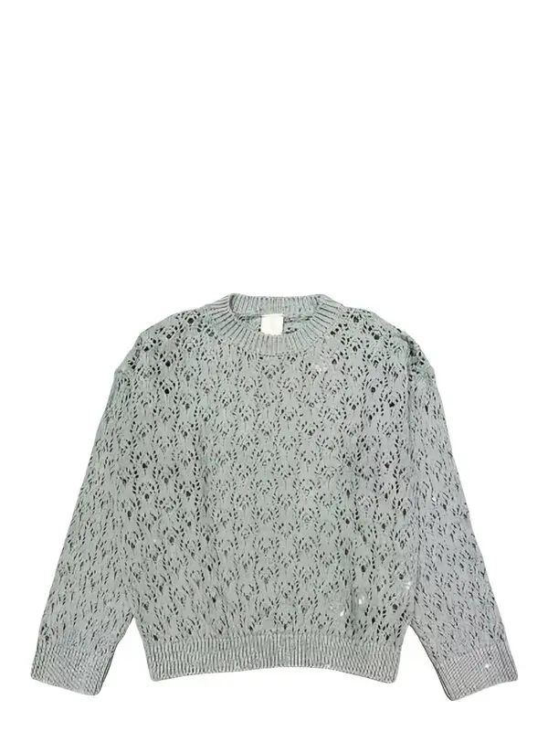 Eleventy Long Sleeve Sweater - Green