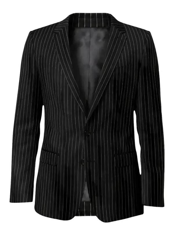 Dolce & Gabbana Martini Pinstripe Blazer - Black