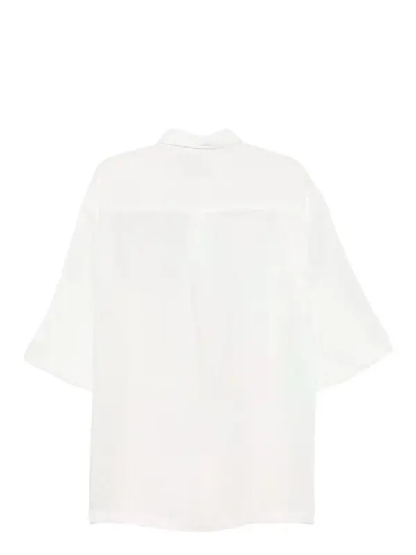 COSTUMEIN Chest-pocket Short-sleeve Shirt - White