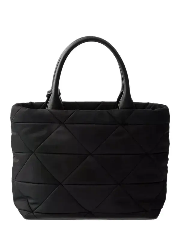 Prada Re-nylon Padded Tote Bag - Black