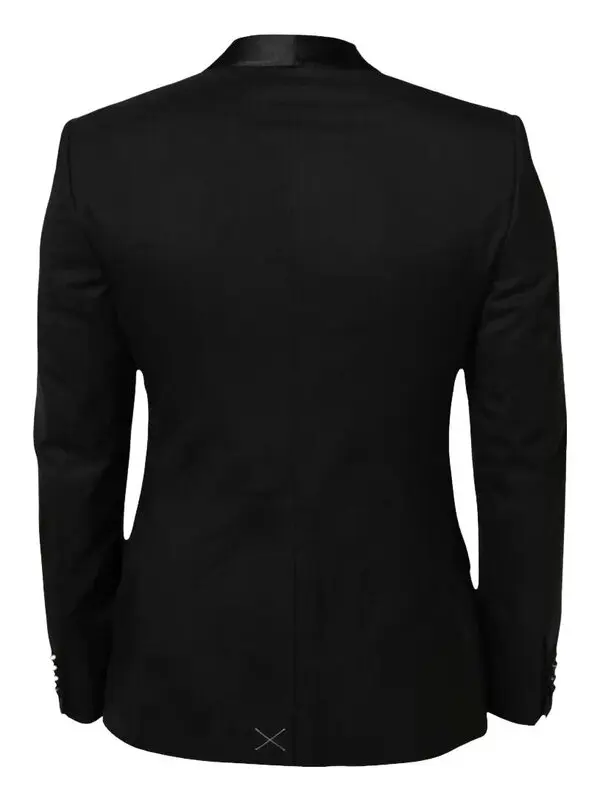 Dolce & Gabbana Shawl-lapel Single-breasted Blazer - Black