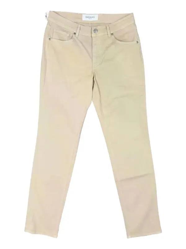 BARMAS Cotton Gabardine Jeans - Neutrals