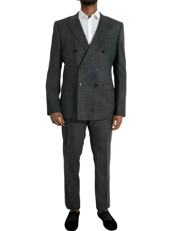 Dolce & Gabbana Martini Double-breasted Suit - Grey