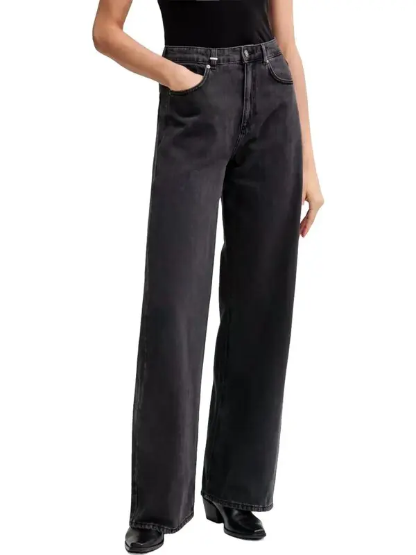 BENETTON Wide-leg Jeans - Black