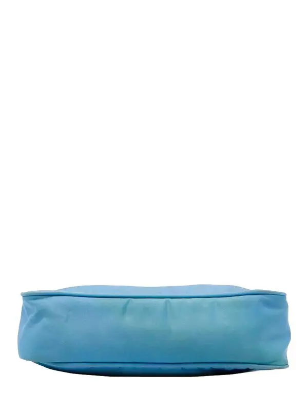 Prada Mini Tessuto Re-edition Shoulder Bag - Blue