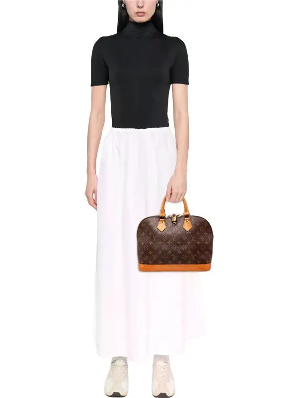 LOUIS VUITTON Monogram Canvas Alma Pm Handbag - Brown