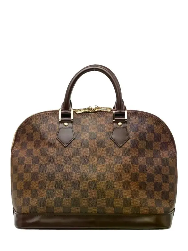LOUIS VUITTON Damier Ebene Alma Mm Handbag - Brown