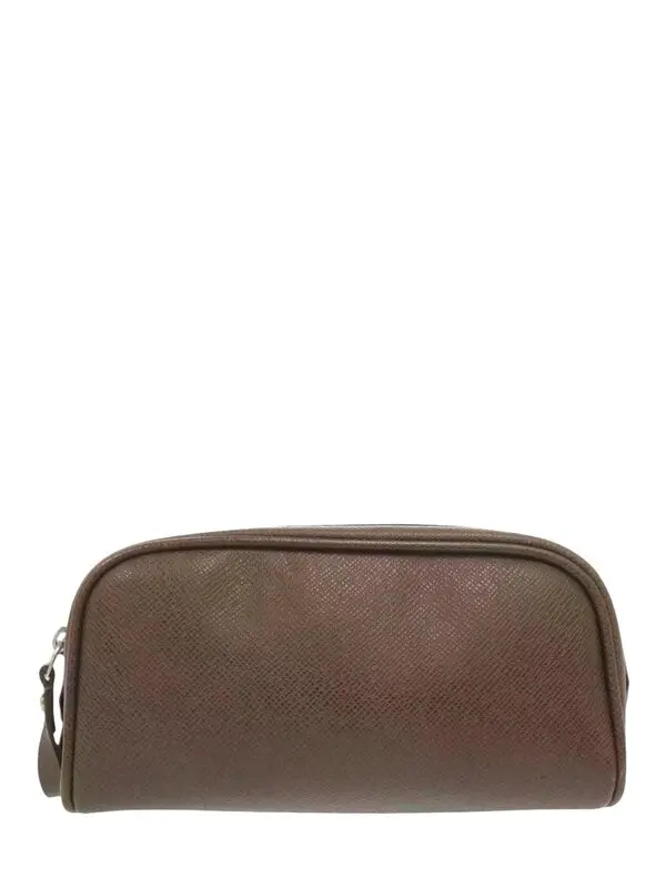 LOUIS VUITTON Taiga Leather Pouch - Brown
