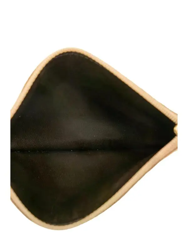 Loewe Suede Anagram Flat Pouch - Neutrals