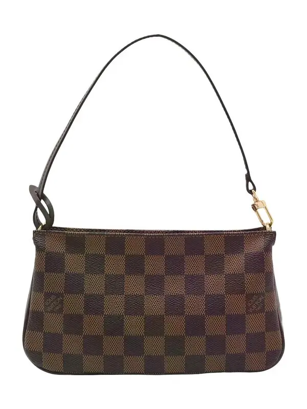 LOUIS VUITTON Damier Ebene Navona Shoulder Bag - Brown