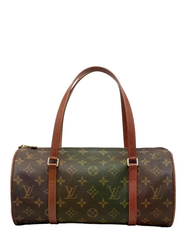LOUIS VUITTON Monogram Canvas Papillon 30 Handbag - Brown