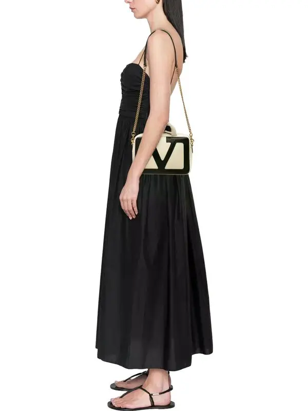 Valentino Garavani Bicolor Nappa Leather Handbag - White