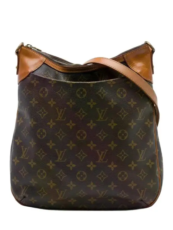 LOUIS VUITTON Monogram Odeon Mm Crossbody Bag - Brown
