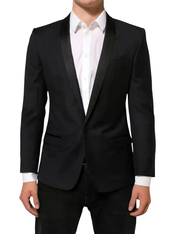 Dolce & Gabbana Shawl-lapel Suit Jacket - Black