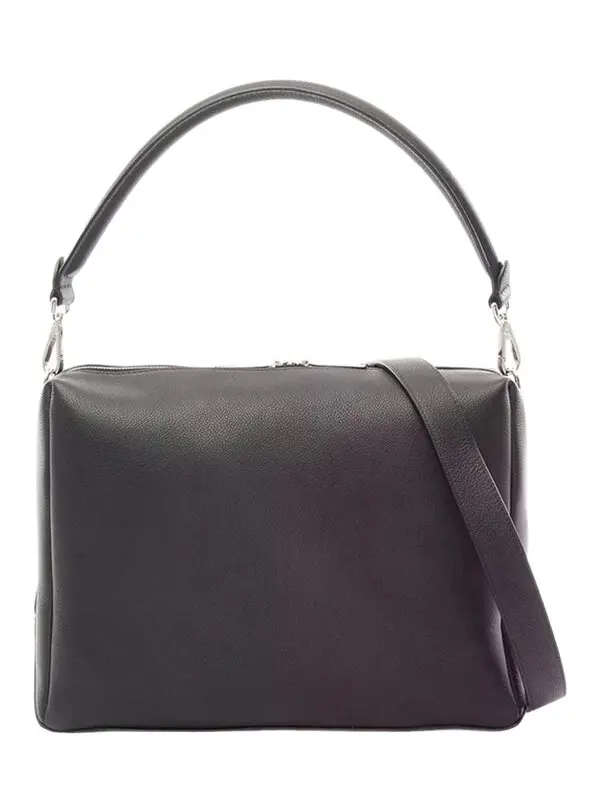 Fendi Leather Shoulder Bag - Black
