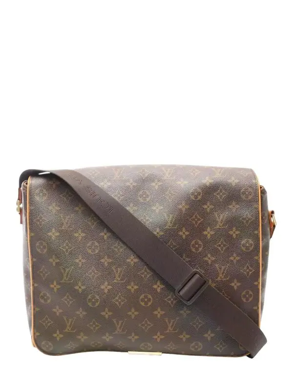 LOUIS VUITTON Monogram Abbesses Crossbody Bag - Brown