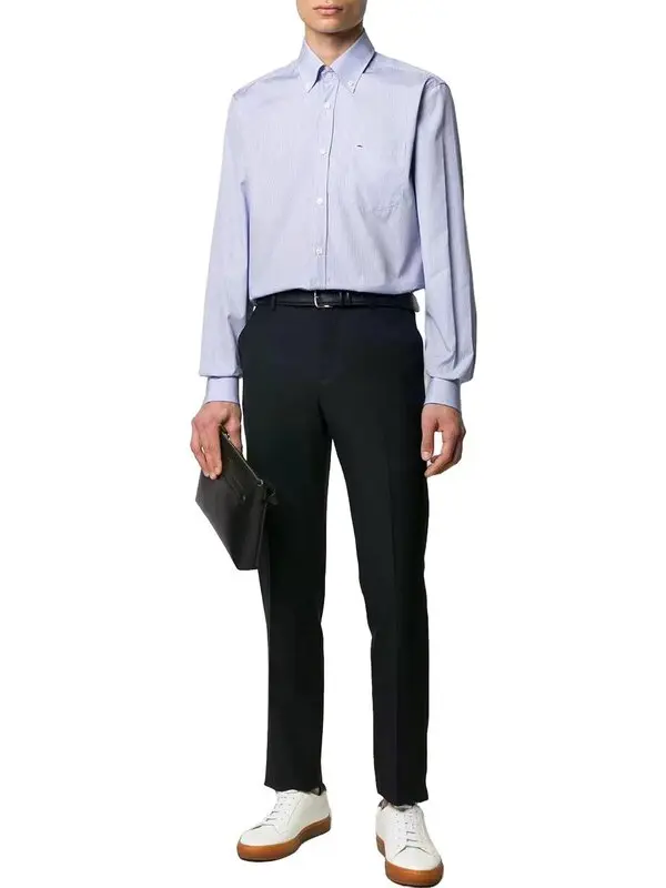 Paul & Shark Long Sleeve Button Down Shirt - Blue