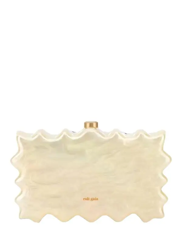 Cult Gaia Paloma Wavy Clutch - Neutrals