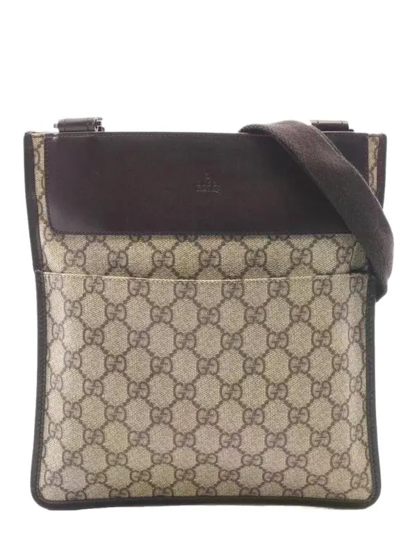 Gucci Gg Supreme Cross Body Bag - Neutrals