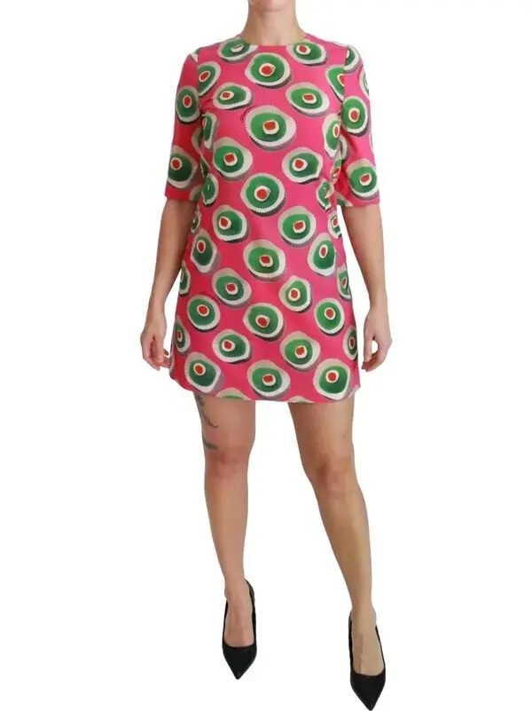 Dolce & Gabbana Cupcake-print Mini Dress - Pink