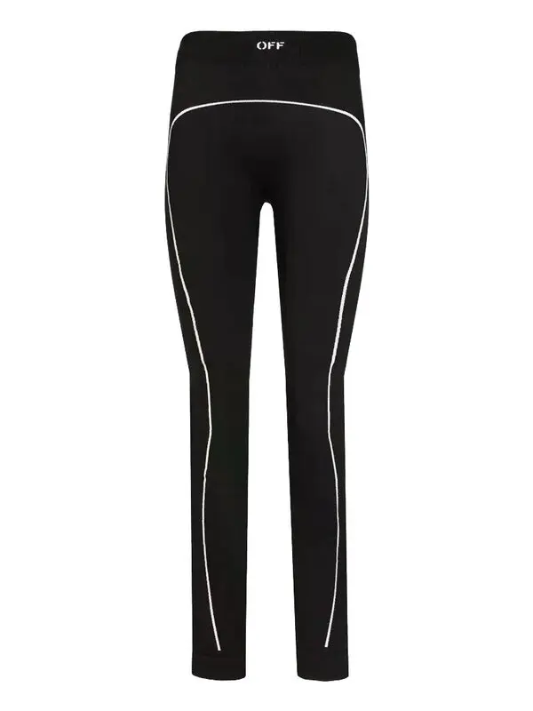 Off-White Off Stamp Seamless Leggings - Black