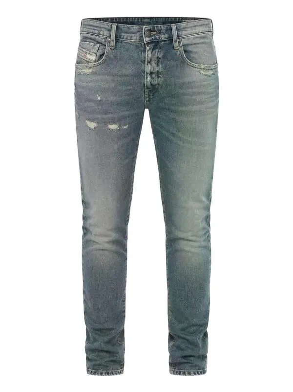 DIESEL® D-strukt Distressed Jeans - Blue