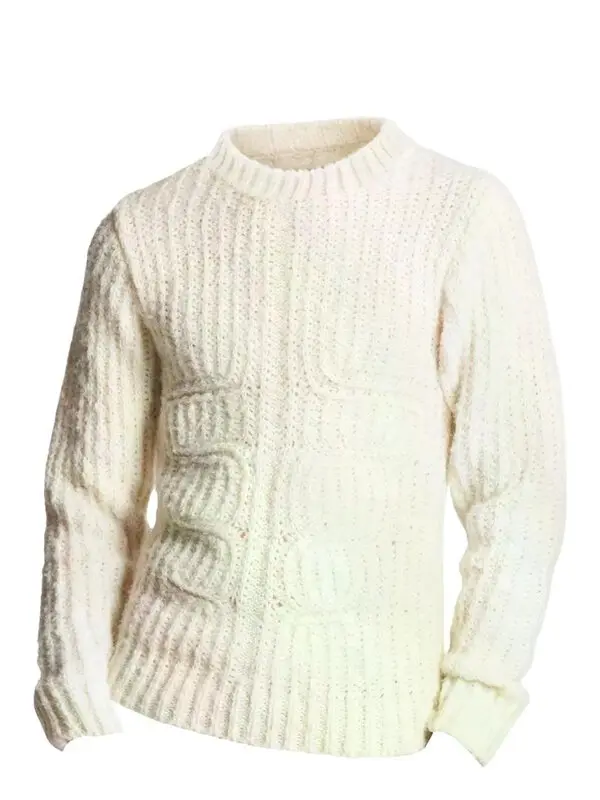 Dsquared2 Muscle Chunky Knit Sweater - Neutrals