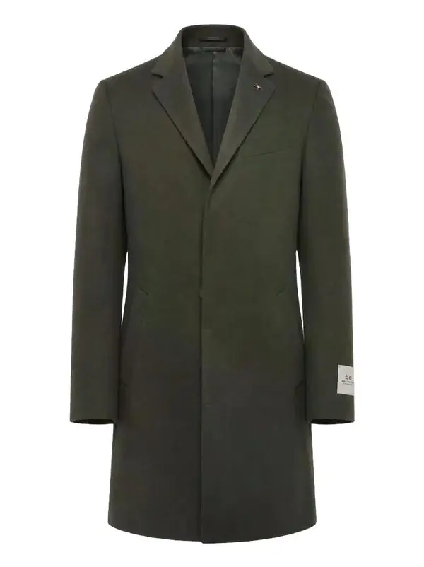 Corneliani Hidden-button Coat - Green