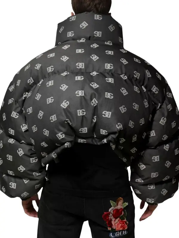 Dolce & Gabbana Dg Monogram Print Jacket - Black
