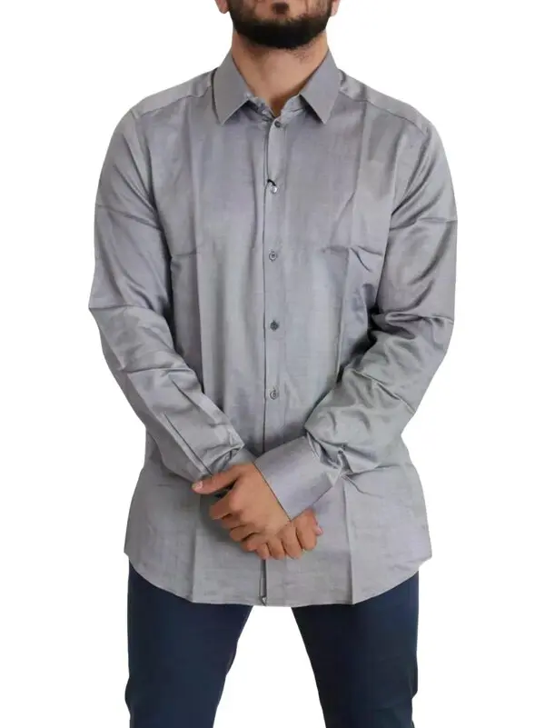 Dolce & Gabbana Slim-fit Shirt - Grey