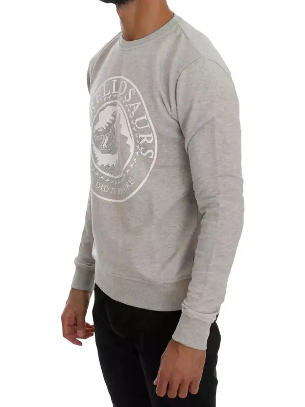 FRANKIE MORELLO Graphic Print Crewneck Sweatshirt - Grey