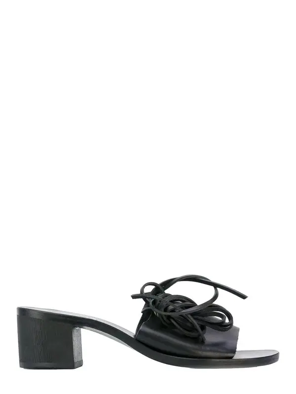 ANCIENT GREEK SANDALS Christina Leather Sandals - Black