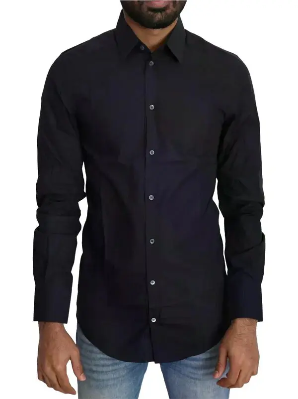 Dolce & Gabbana Button-down Slim-fit Shirt - Blue