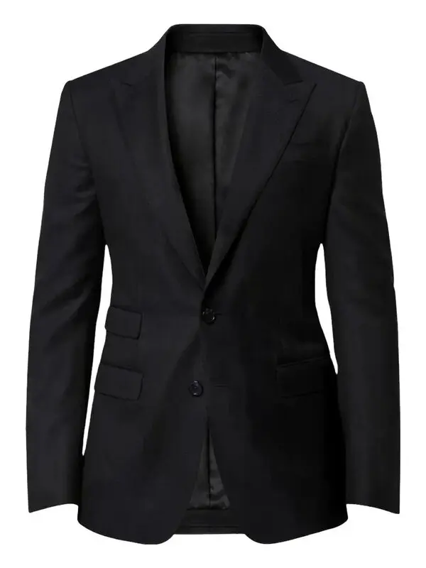 Dolce & Gabbana Napoli Basket-weave Blazer - Black