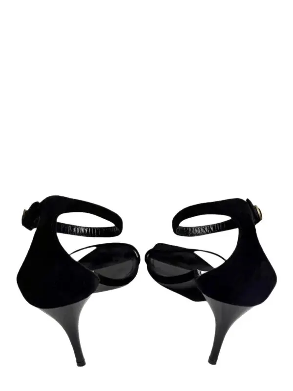 Saint Laurent Lexi Ankle Strap Sandals - Black