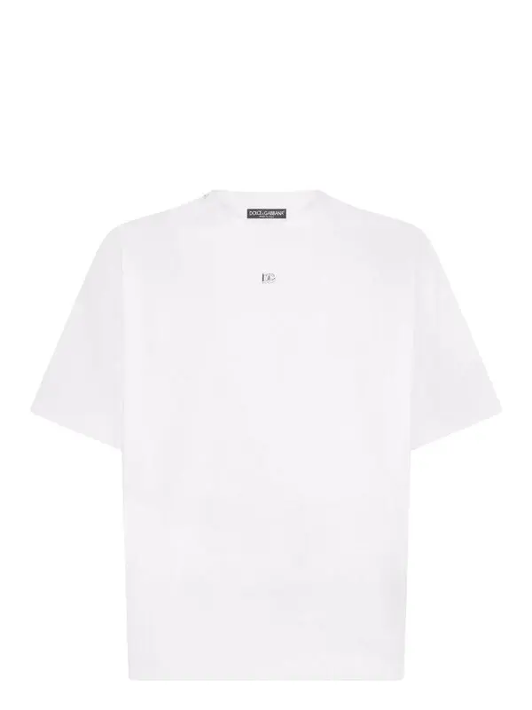 Dolce & Gabbana Logo-plaque T-shirt - White