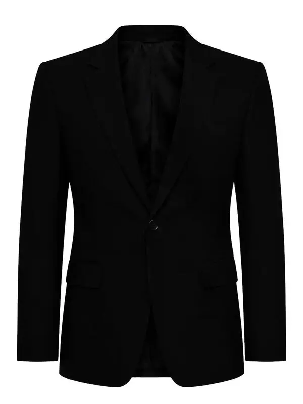 Dolce & Gabbana Peak-lapel Wool Blazer - Black