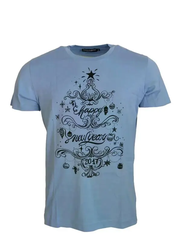 Dolce & Gabbana Graphic-print T-shirt - Blue